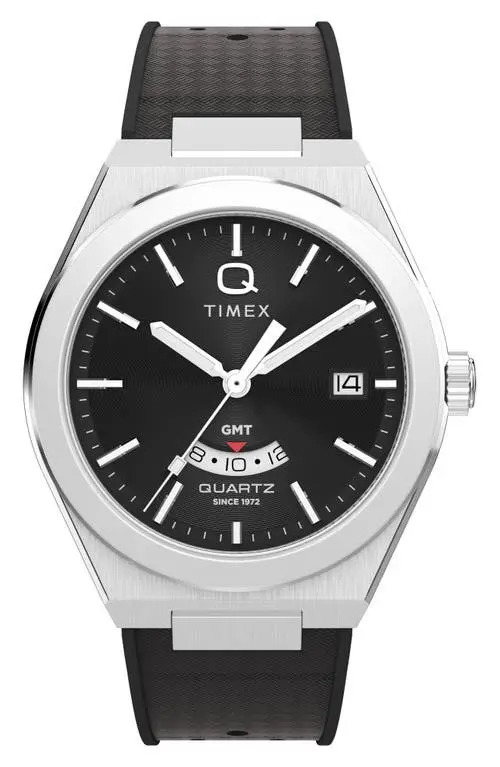 Timex® Timex Q Timex Continental Gmt Watch - Stainless Steel