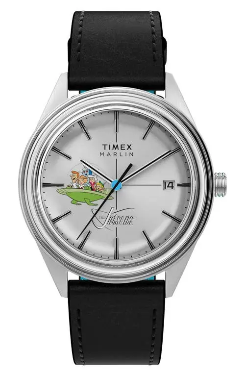 Timex® Marlin® Jet Automatic Watch - Silverone