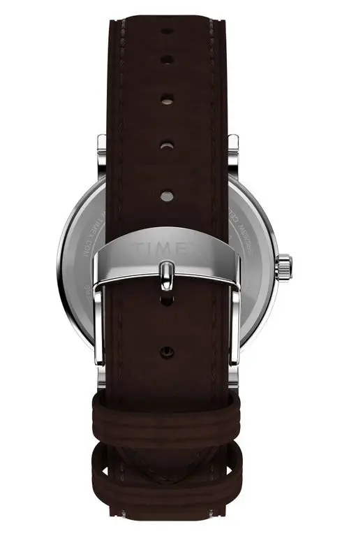 Timex® Timex X Peanuts Baseball Watch - Brown/silverone