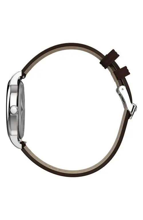 Timex® Timex X Peanuts Baseball Watch - Brown/silverone