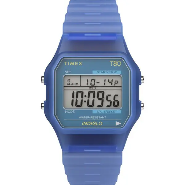 Timex® Timex Digital Resin Strap Watch - Blue