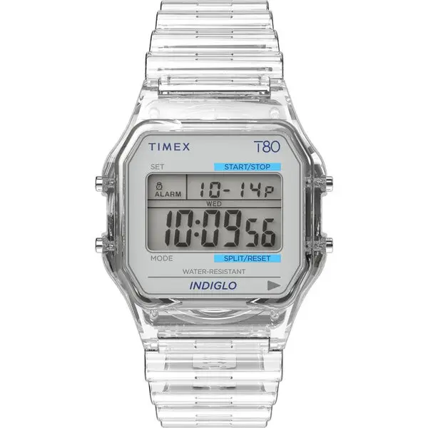 Timex® Timex Digital Resin Strap Watch - Grey