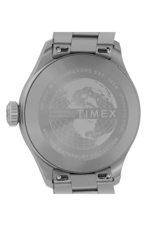 Timex® Timex Waterbury Ace 41mm Stainless Steel Bracelet Watch