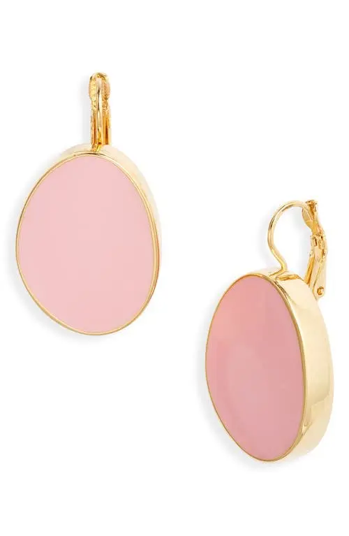 KENNETH JAY LANE Enamel Drop Earrings - Gold