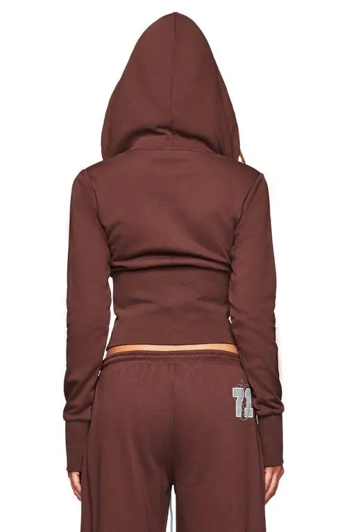 I.AM.GIA Arlo Front Zip Crop Hoodie