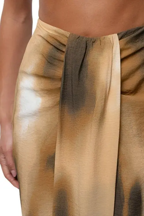 JLUXLABEL Flowing Elegance Maxi Skirt With Side Slit