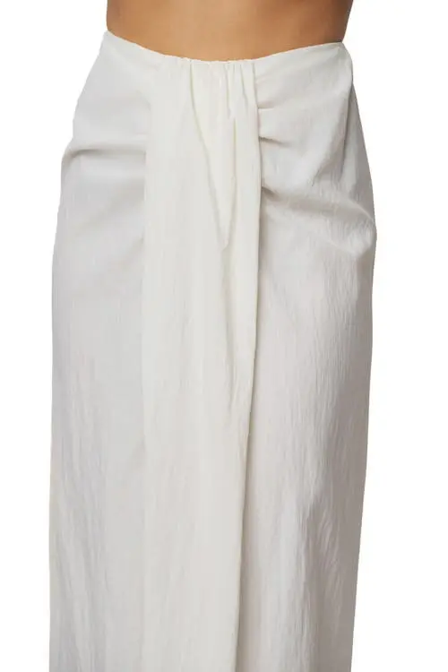 JLUXLABEL Flowing Elegance Maxi Skirt With Side Slit