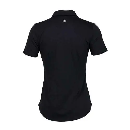 JOFIT Performance Golf Polo With Quarter-zip Closure - Black