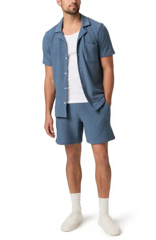 Paige Elijah Pull-on Terry Cloth Shorts - Lakeside