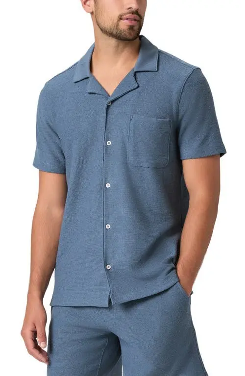 Paige Oliver Terry Cloth Camp Shirt