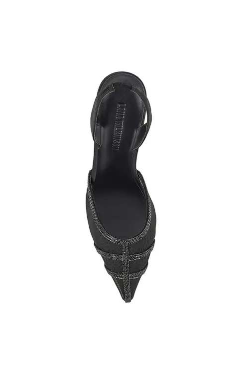 LANA WILKINSON Jade Pump With Diamanté Embellishments