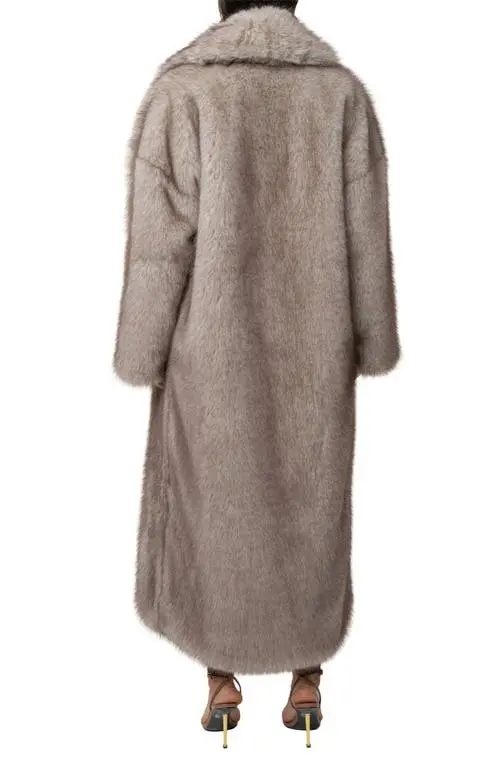 JLUXLABEL Aspen Days Faux Fur Coat