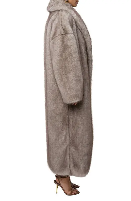 JLUXLABEL Aspen Days Faux Fur Coat
