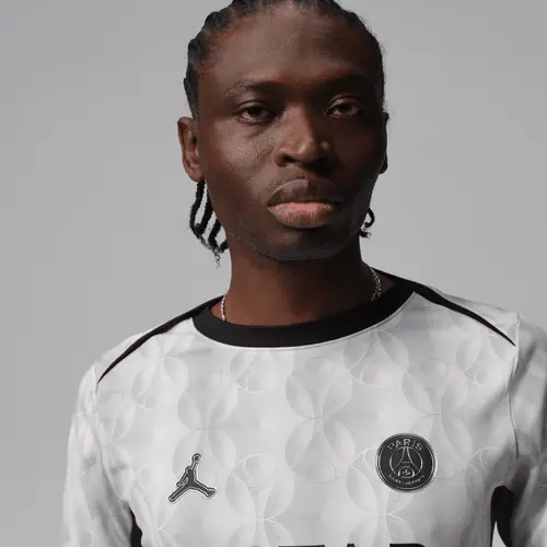 JORDAN BRAND Black Paris Saint-germain Long Sleeve Pre-match Dri-fit Top