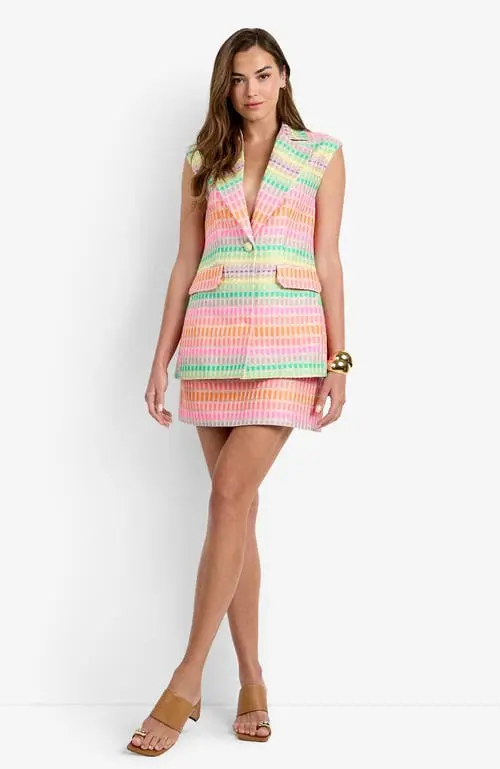 Trina Turk Boabab Jacket Joie De Vivre Jacquard