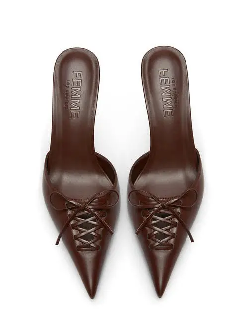 Femme La Louis Slipper - Brown