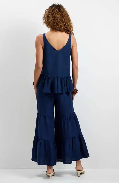 Trina Turk Bosco Tiered Ruffle Top