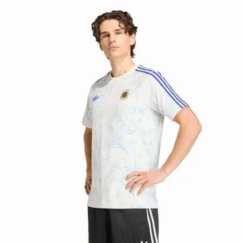Adidas Argentina National Team All Over Printed T-shirt - White