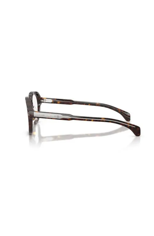 Moncler 52mm Pilot Optical Glasses - Tortoise