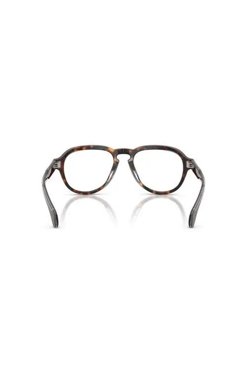 Moncler 52mm Pilot Optical Glasses - Tortoise