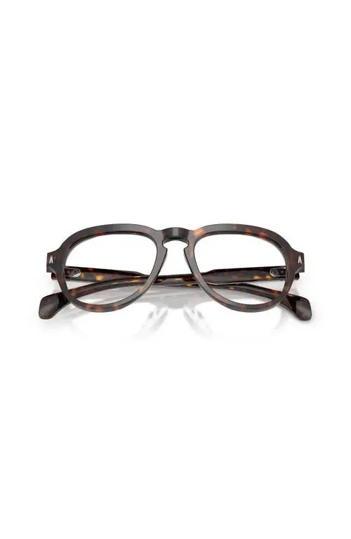 Moncler 52mm Pilot Optical Glasses - Tortoise