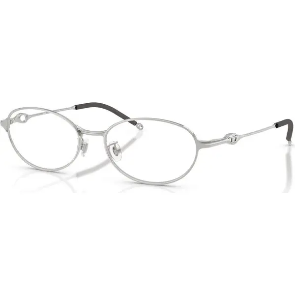 DIESEL® Oval Optical Glasses - Silver