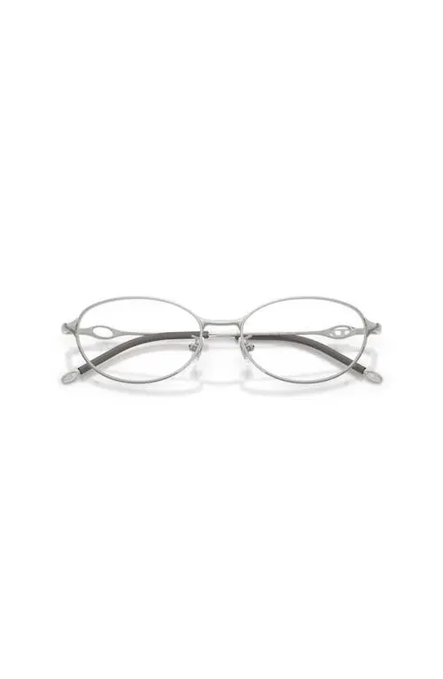 DIESEL® Oval Optical Glasses - Silver