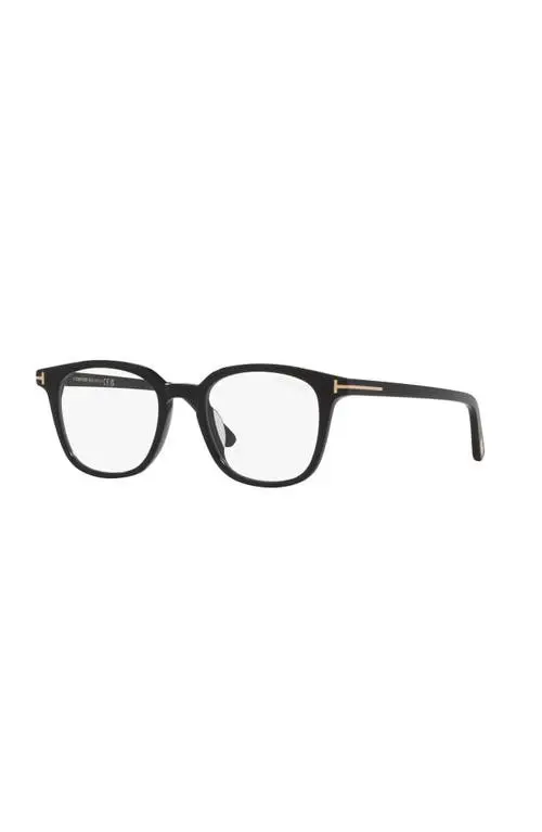 TOM FORD 51mm Square Optical Glasses - Black