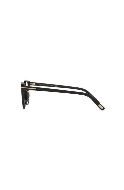 TOM FORD 51mm Square Optical Glasses - Black