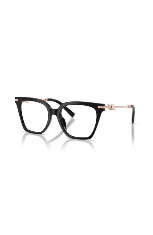 Tiffany & Co. Square Acetate Eyeglasses - Black