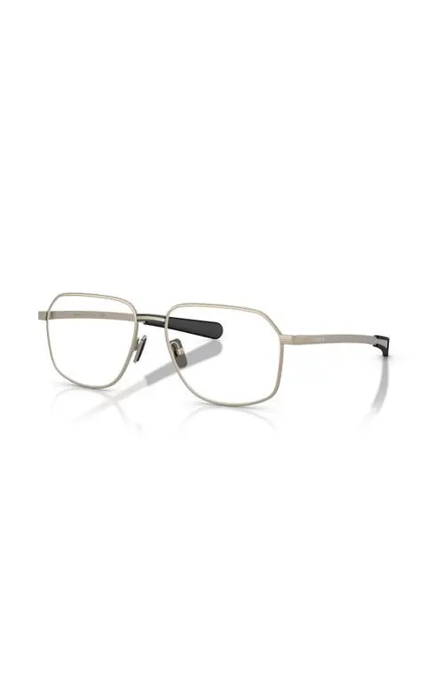 Moncler Rectangle Full Rim Metal Eyeglasses - Copper