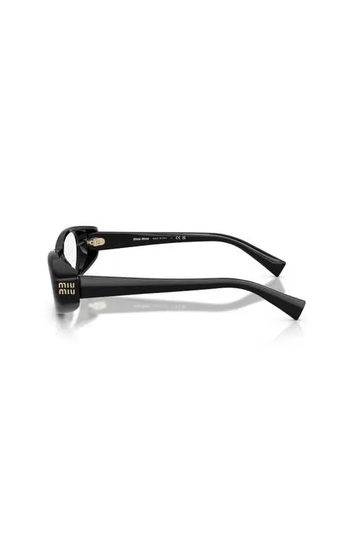 Miu Miu Oval Acetate Eyeglasses