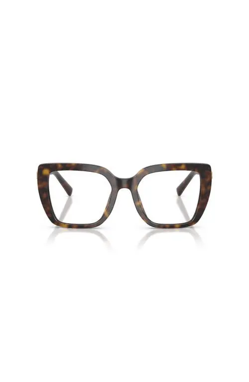 Dolce & Gabbana Square Acetate Eyeglasses - Tortoise
