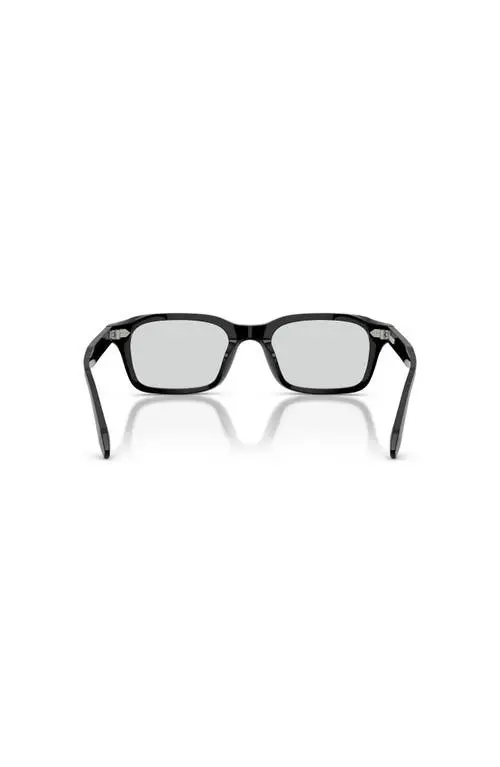Oliver Spencer Rectangle Optical Glasses - Black