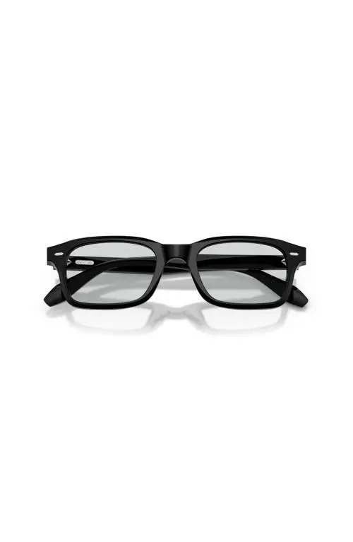 Oliver Spencer Rectangle Optical Glasses - Black