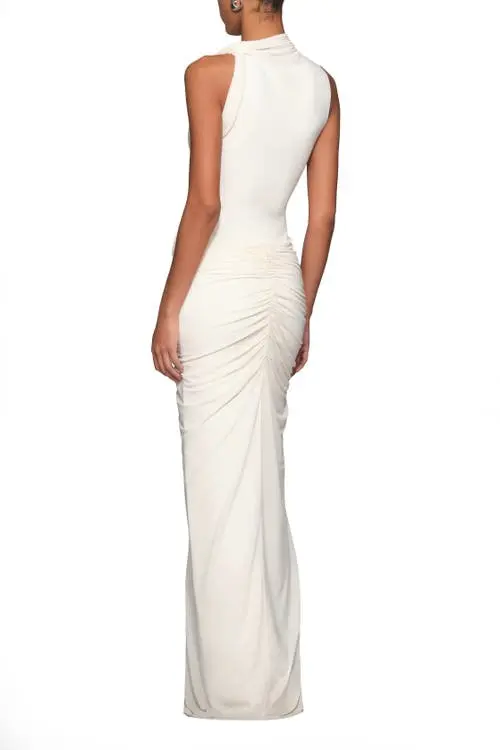 ET OCHS Imogen Knit Combo Gown - Ivory