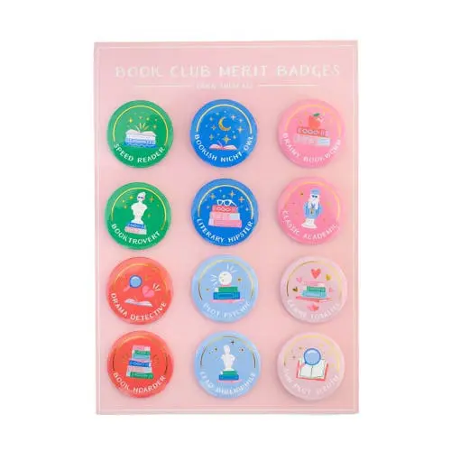 JOLLITY & CO Book Club Merit Badges - Assorted Pre-pack