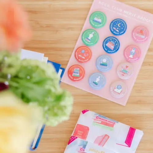 JOLLITY & CO Book Club Merit Badges