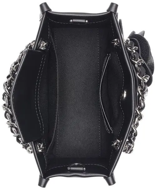 Karl Lagerfeld Paris Savoie Crossbody Bag With Embellished Flower - Black/silver