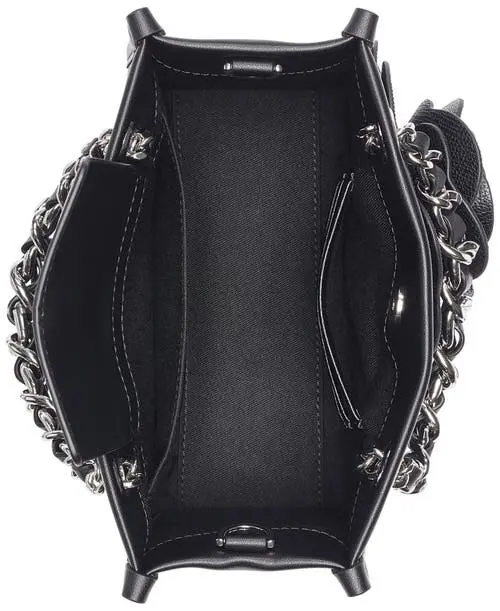 Karl Lagerfeld Paris Savoie Crossbody Bag With Embellished Flower - Black/silver