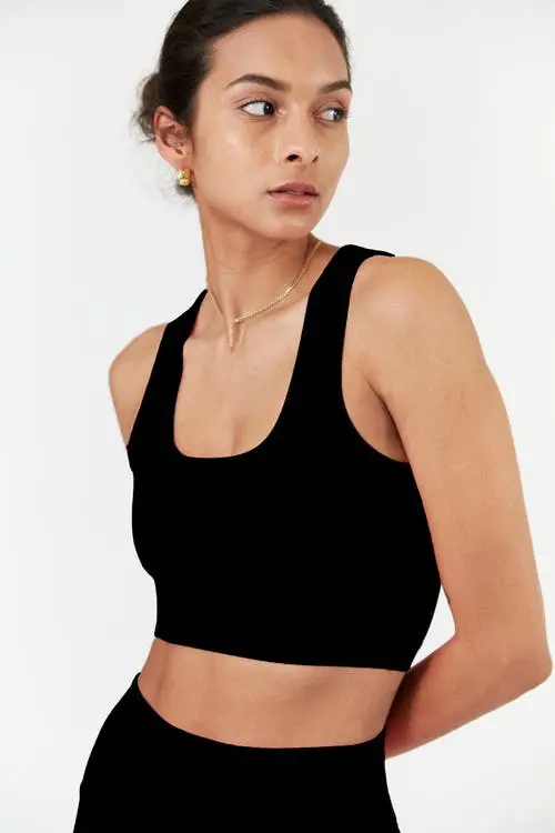 LEZAT Sara Organic Cotton Bra Top - Floral Patchwork