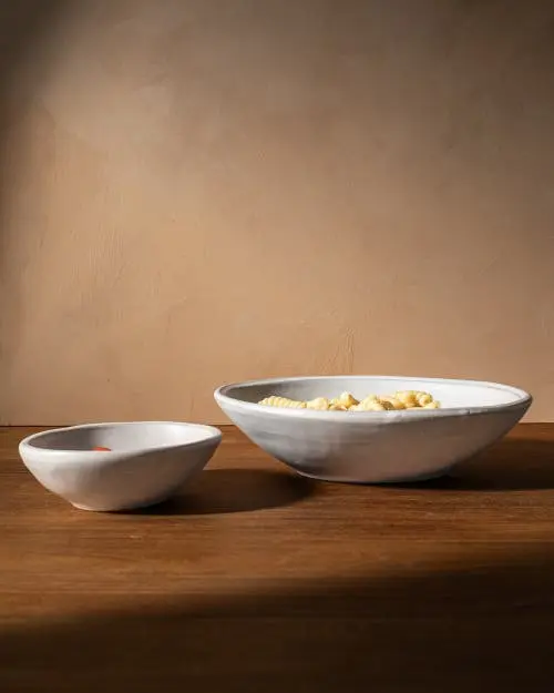 UNE VIE NOMADE Cloud Oval Pasta Bowlset Of 4