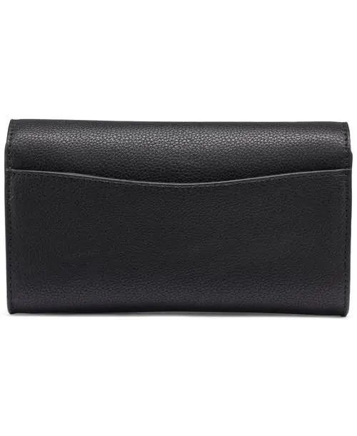 Dkny Bryar Wallet On A String - Black/silver