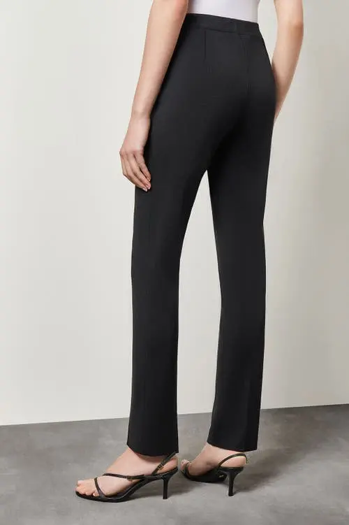 Ming Wang Knit Slim-leg Pants