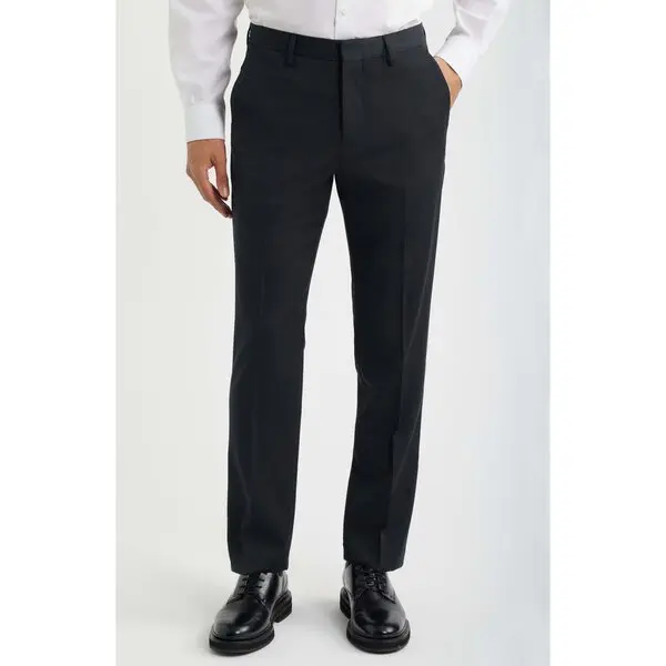Bonobos Jetsetter Athletic Fit Stretch Wool Suit Pants - Charcoal