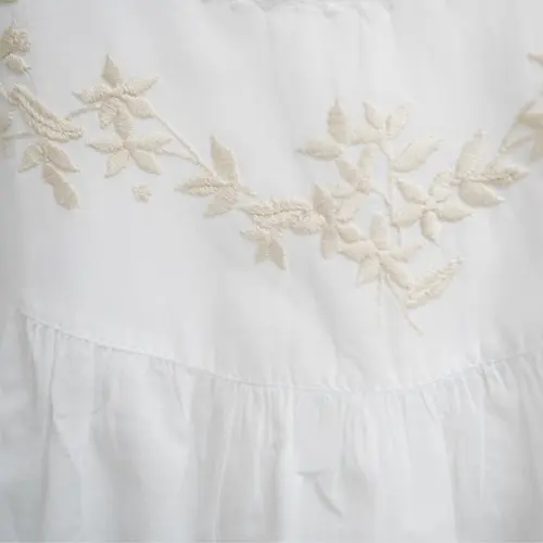 MAISON D'HAITI Garland Nightgown - Ecru