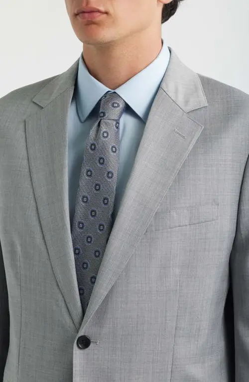 Bonobos Jetsetter Standard Fit Grey Stretch Wool Suit Jacket - Light Grey
