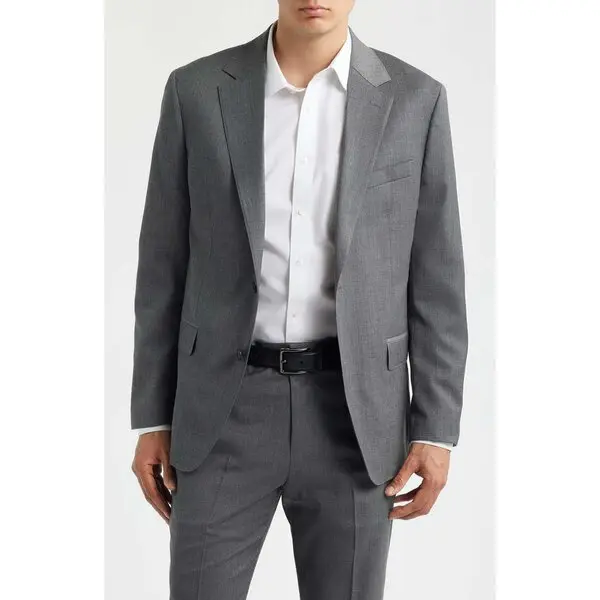 Bonobos Jetsetter Standard Fit Stretch Wool Suit Jacket - Grey