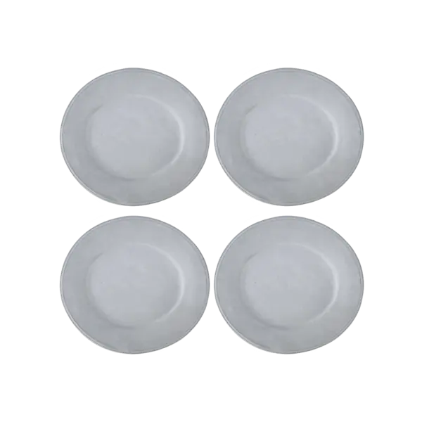 UNE VIE NOMADE Cloud Oval Dinner Plateset Of 4