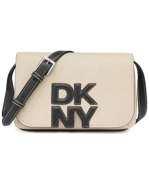 Dkny Nicole Crossbody Bag - Natural/black
